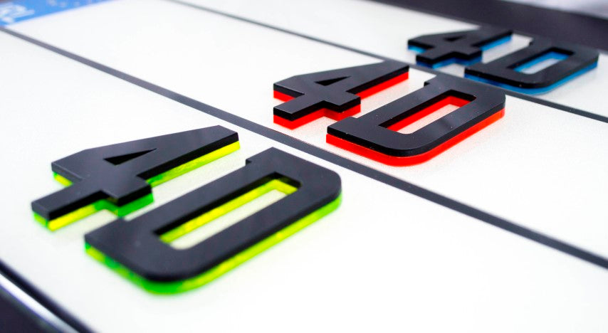 Neon 4D Plates — Fresh Plates