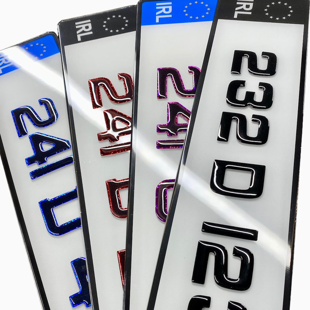 Gel Number Plates — Fresh Plates