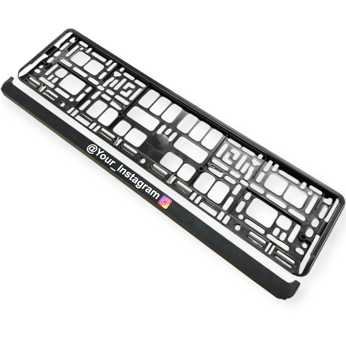 Custom Instagram Number Plate Frames (x2/Pair) — Fresh Plates