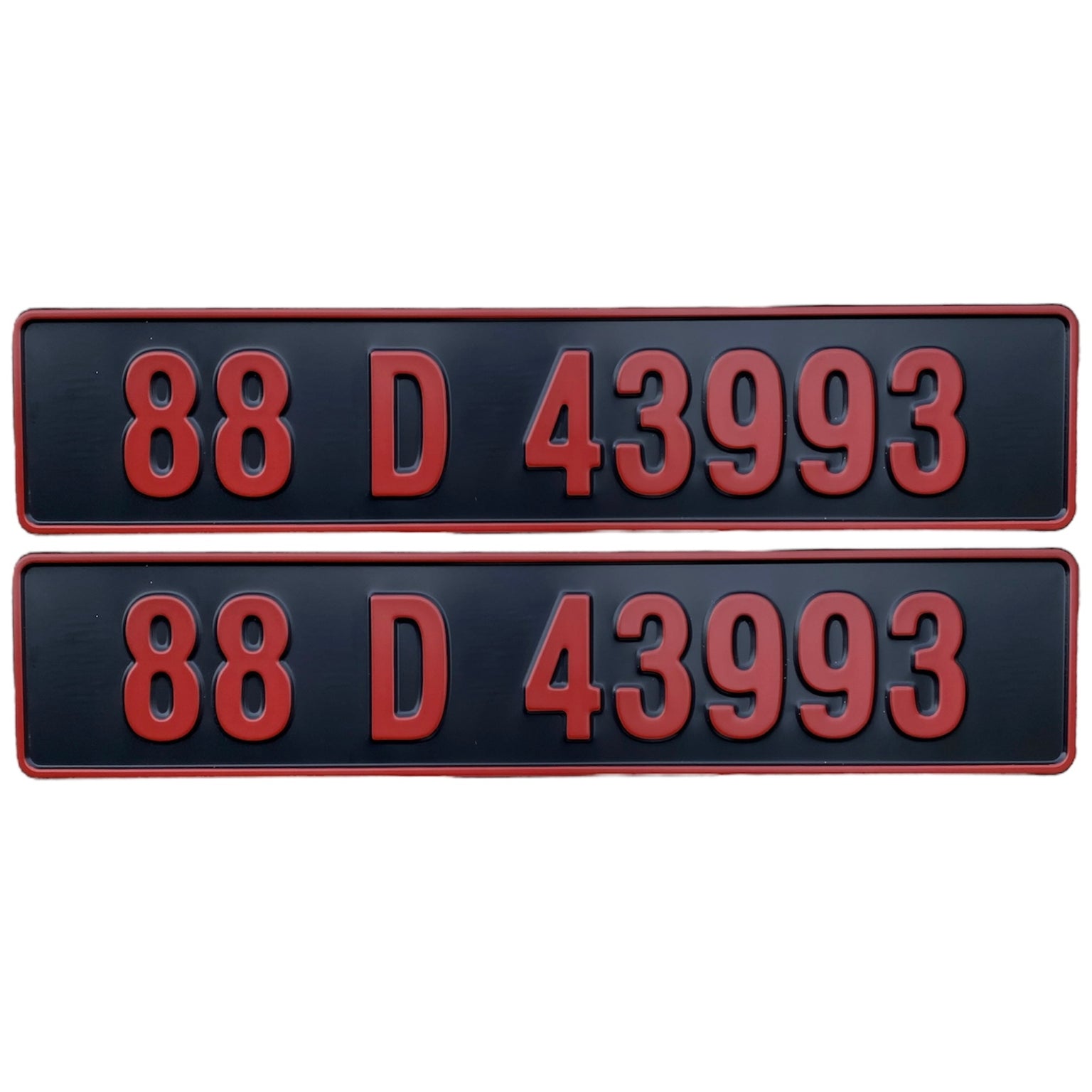 Pressed Metal Number Plates — Fresh Plates