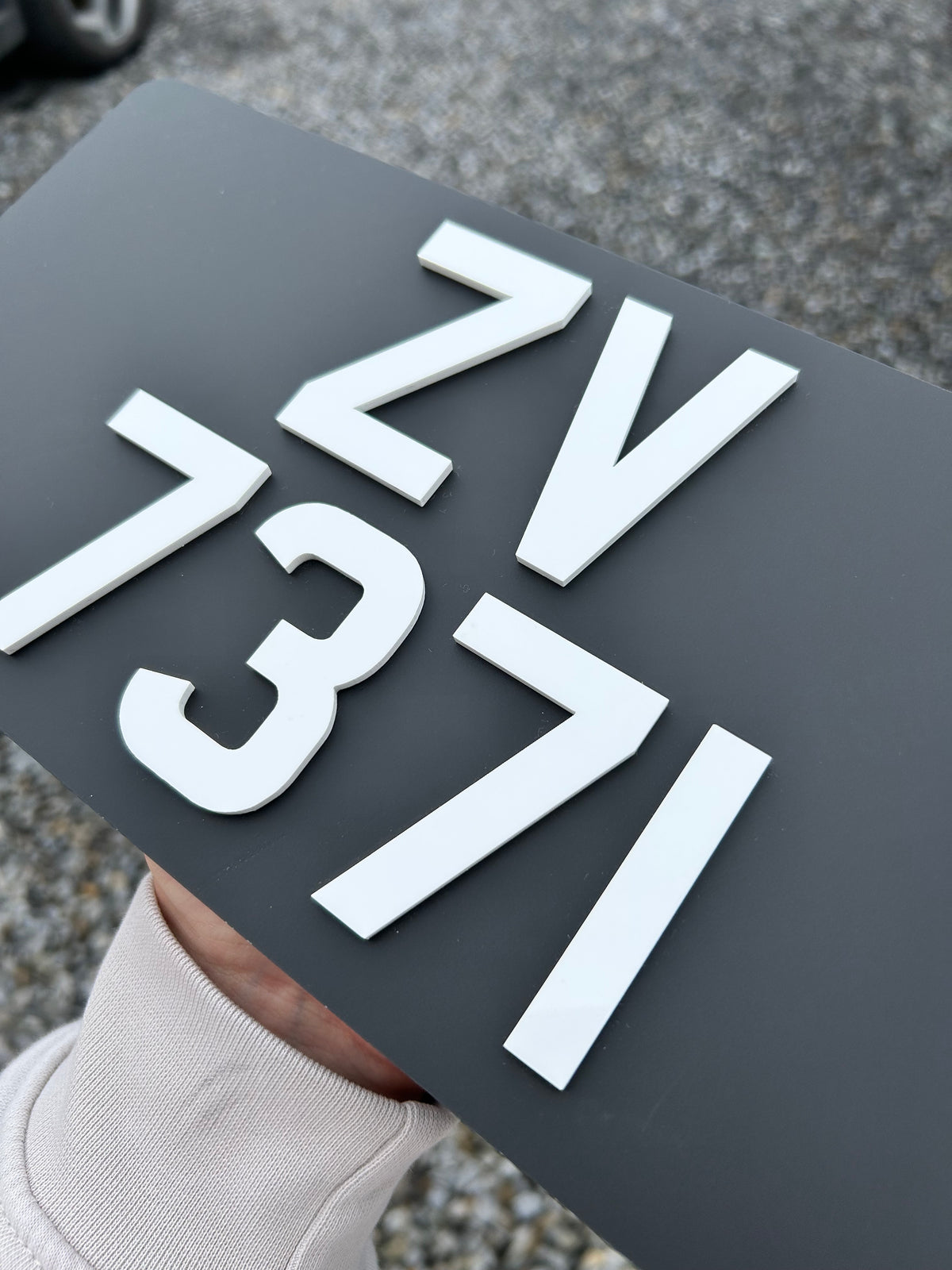 Custom Vintage 4D Number Plates (x2) — Fresh Plates