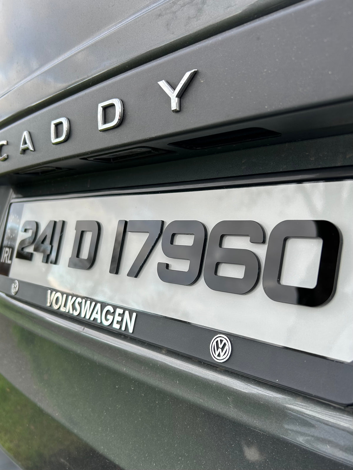 3MM Metro font - Number Plates (x2) — Fresh Plates