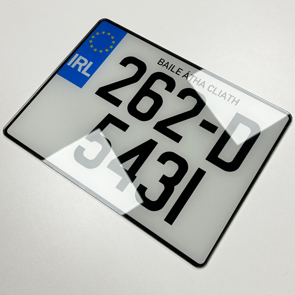 2D Square IRL NCT - Number Plates (x2) — Fresh Plates