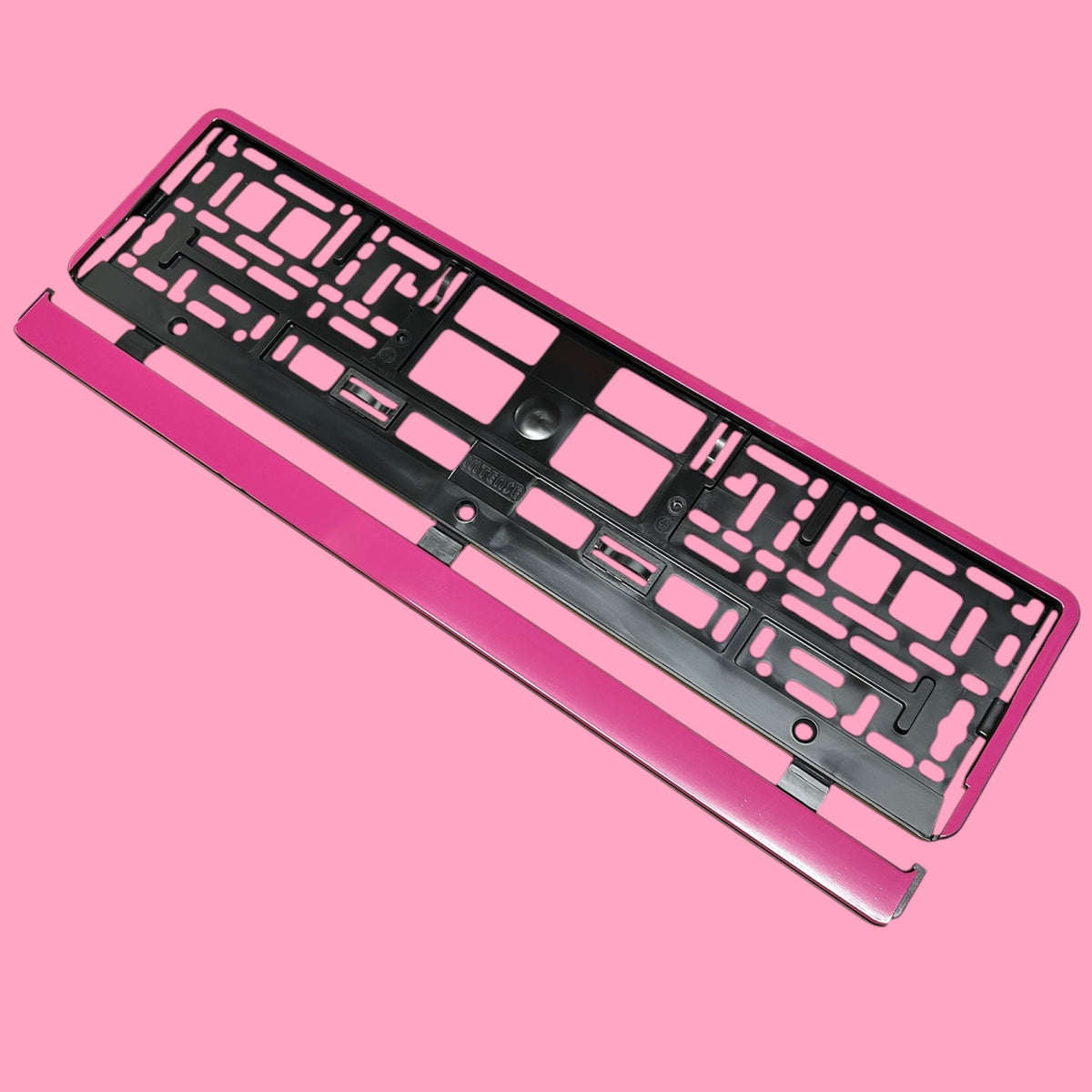 Pink Number Plate Frame (x2/Pair) — Fresh Plates