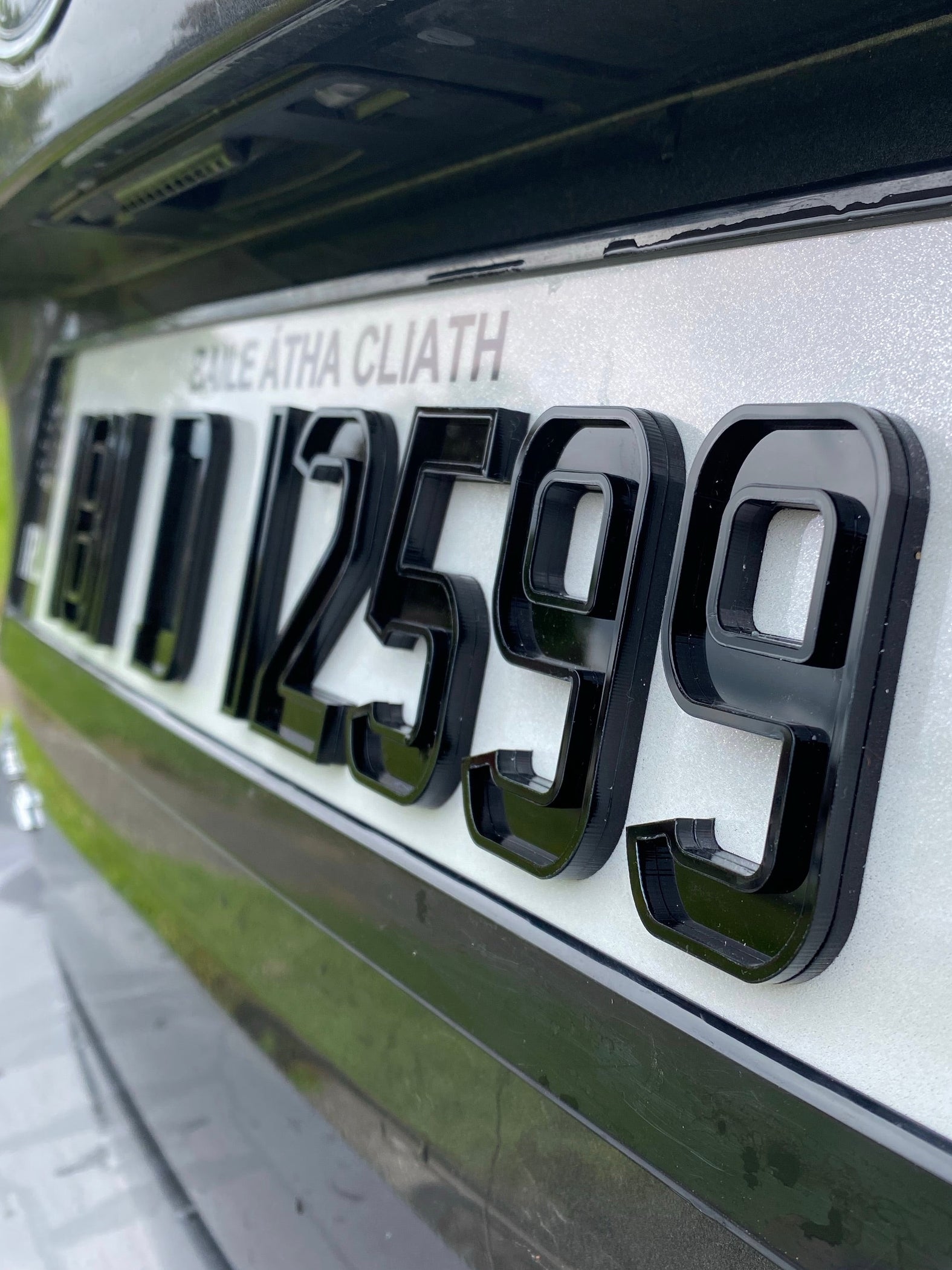 4D Ghost - Number Plates (x2) — Fresh Plates
