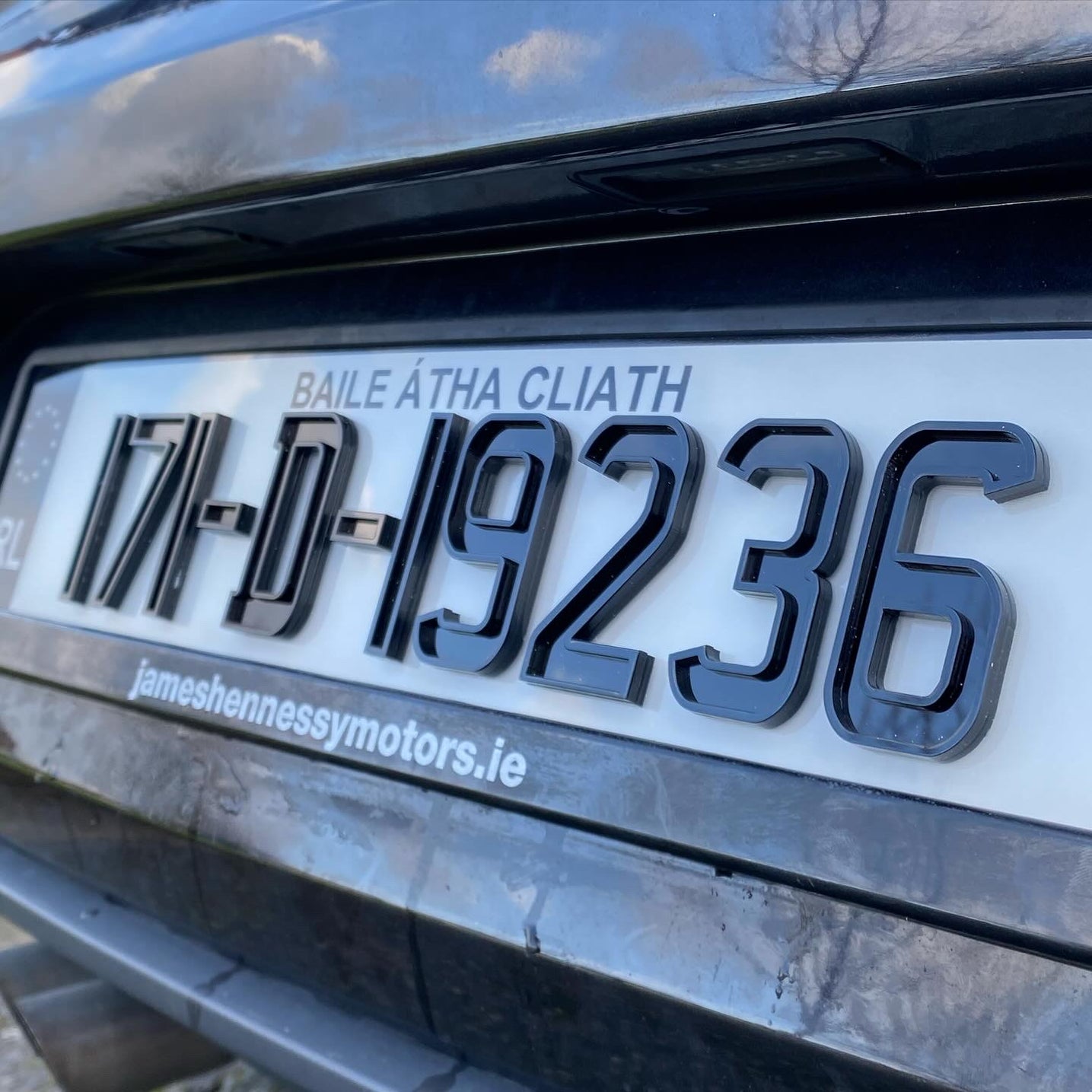 4D Ghost - Number Plates (x2) — Fresh Plates