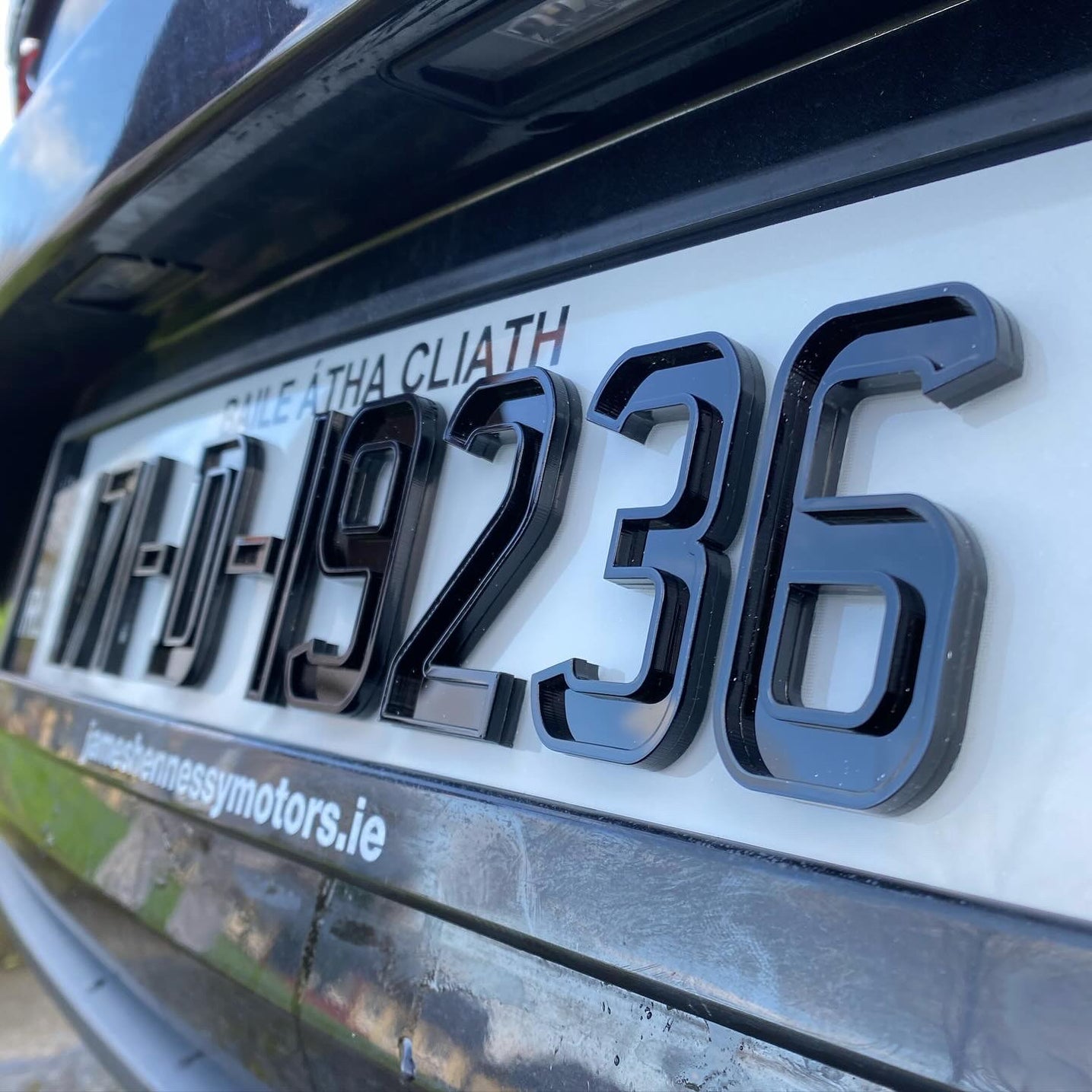 4D Ghost - Number Plates (x2) — Fresh Plates