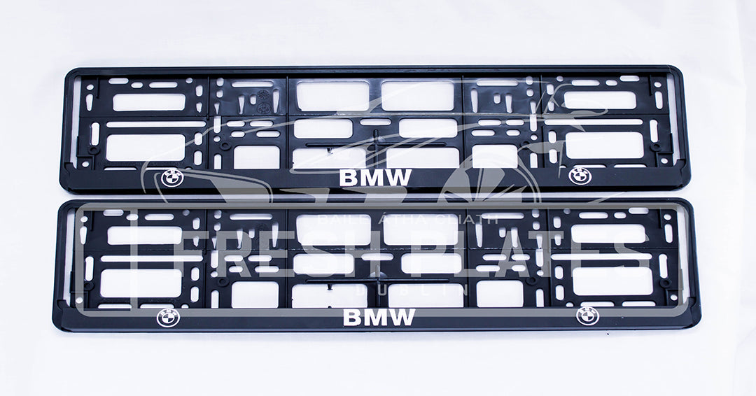 3D BMW Number Plate Frame (x2) — Fresh Plates