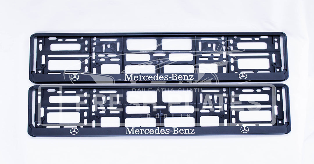 3D Mercedes Benz Number Plate Frame (x2) — Fresh Plates