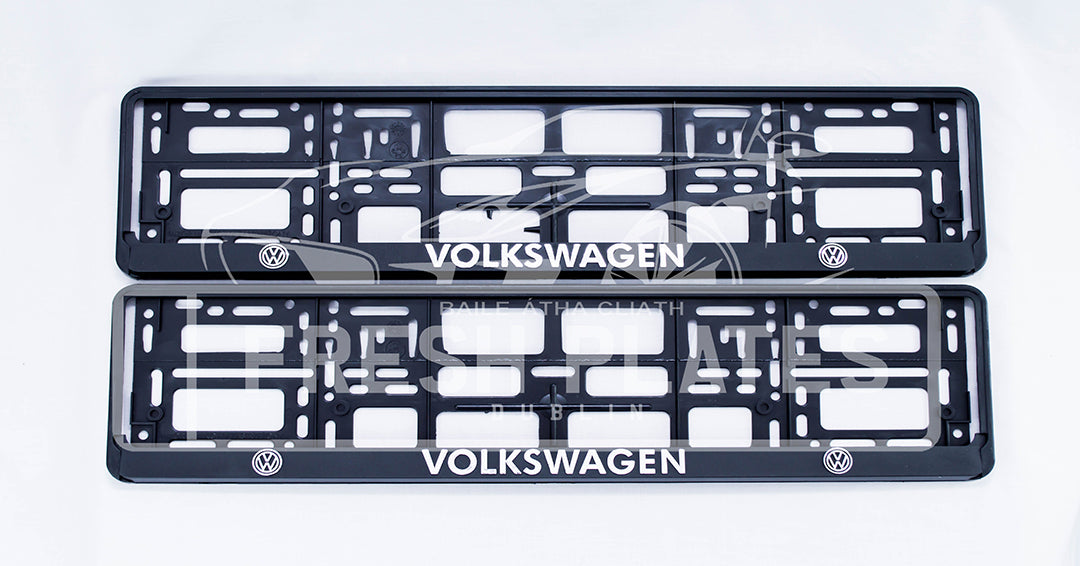 3D Volkswagen Number Plate Frame (x2) — Fresh Plates