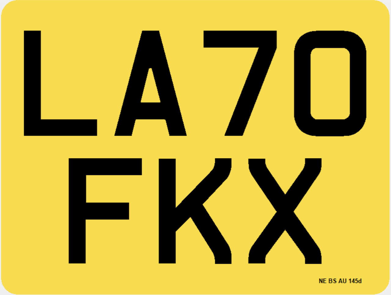 Motorbike Plates — Fresh Plates