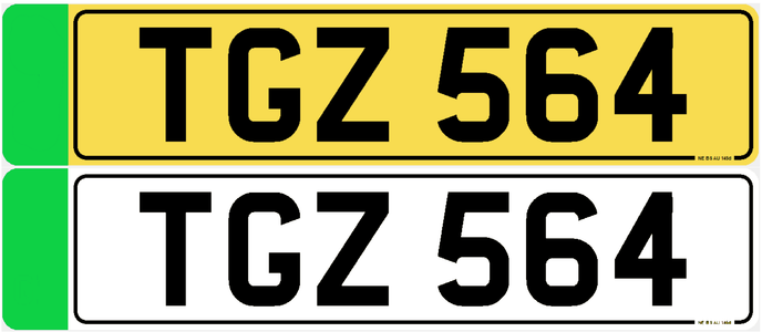 EV UK MOT Compliant - Number Plates (x2) — Fresh Plates